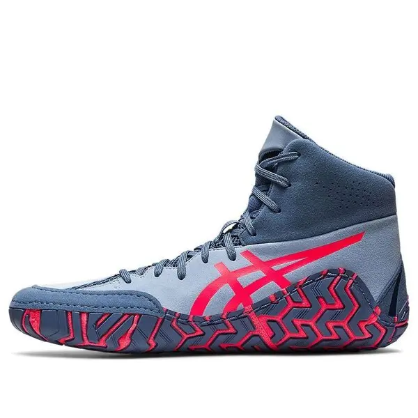 Asics Aggressor 5 Wrestling Shoes - Mist/diva Pink