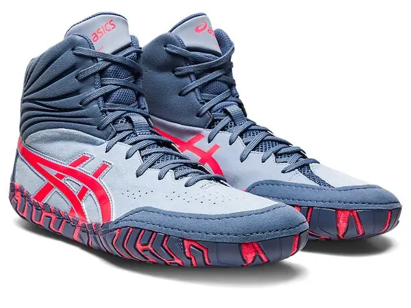 Asics Aggressor 5 Wrestling Shoes - Mist/diva Pink