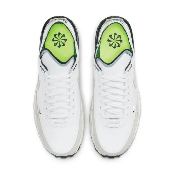 Nike Waffle One Crater Sneakers - White/black/volt