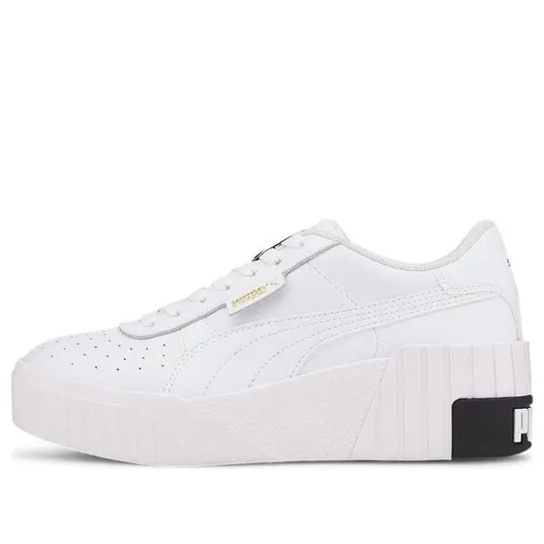 PUMA Cali Wedge Sneakers - White/black