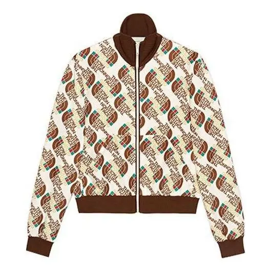 Gucci X The North Face Technical Jersey Jacket - Brown