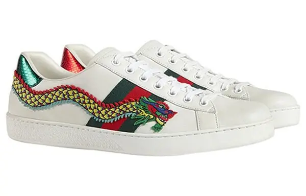 Gucci Ace Embroidered Dragon Sneaker