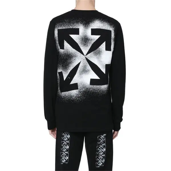 Off-White Fw20 Stencil Arrows Crew Neck Sweater