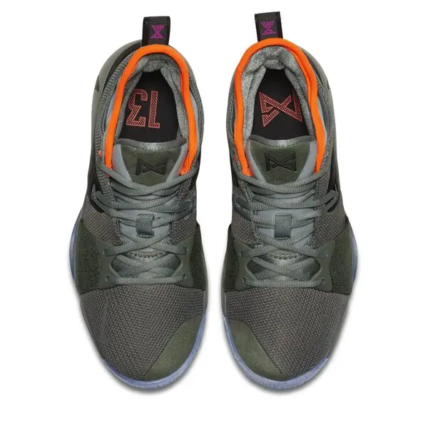 Nike Pg 2 Ep 'palmdale' Athletic Sneakers - Clay Green/black
