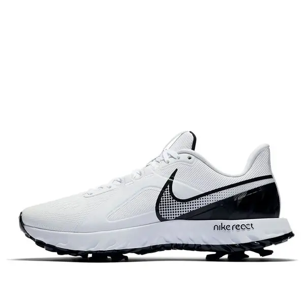 Nike React Infinity Pro Golf Shoes - White/black