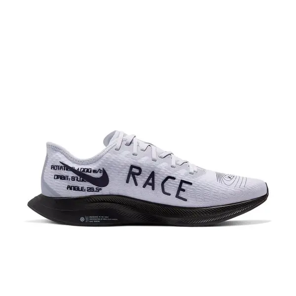 Nike Zoom Pegasus Turbo 2 "pure Platinum" Athletic Sneakers - White/black