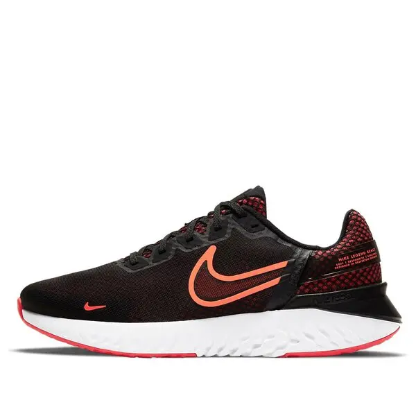 Nike Legend React 3 Athletic Sneakers - Black/orange