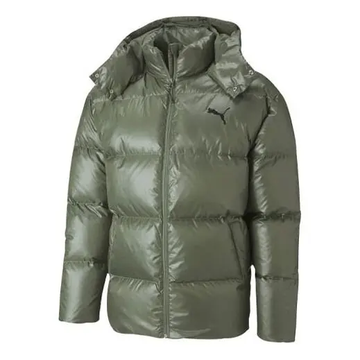 PUMA Volume Down Jacket - Green/black
