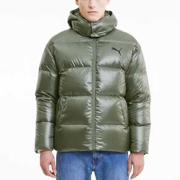 PUMA Volume Down Jacket - Green/black