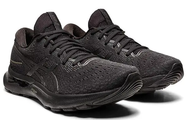 Asics Gel-nimbus 24 Extra Wide Reflective Running Shoes - Black