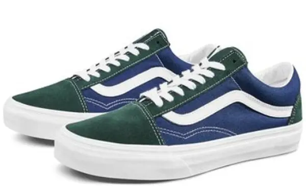 VANS Old Skool '2-tone' Casual Sneakers - Blue/green