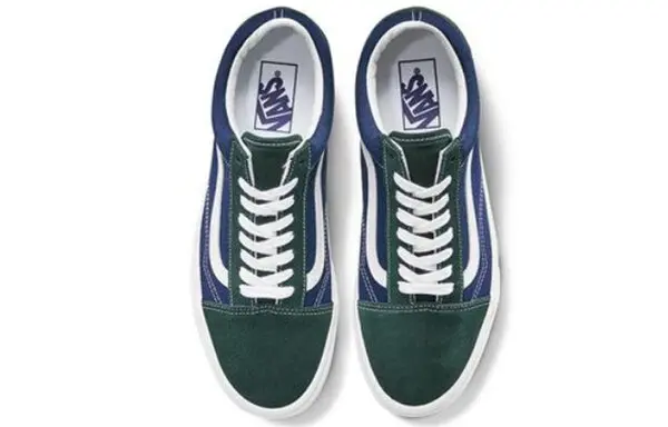 VANS Old Skool '2-tone' Casual Sneakers - Blue/green
