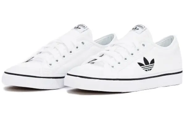 Adidas Nizza Trefoil Sneakers - White