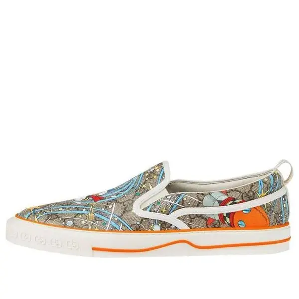 Gucci X Disney Donald Duck Tennis 1977 Slip-on Sneakers - Multi Color