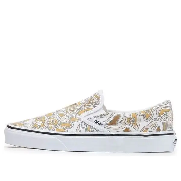 VANS Classic Slip-on "multi Hearts - White/yellow/black