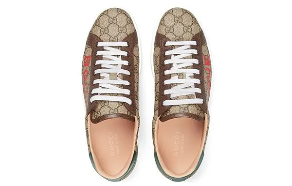 Gucci Ace "boutique" Sneakers - Brown