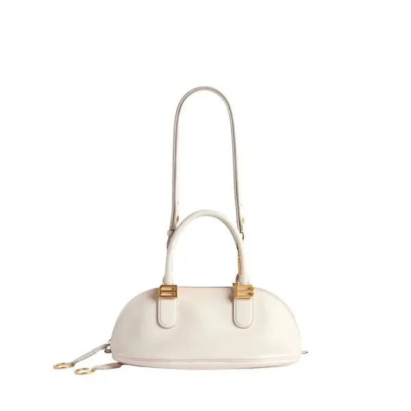 Balenciaga Mini Bowling Bag - Cream