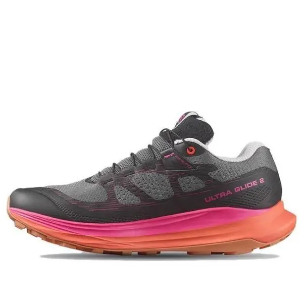 SALOMON Ultra Glide 2 Athletic Sneakers - Grey Orange