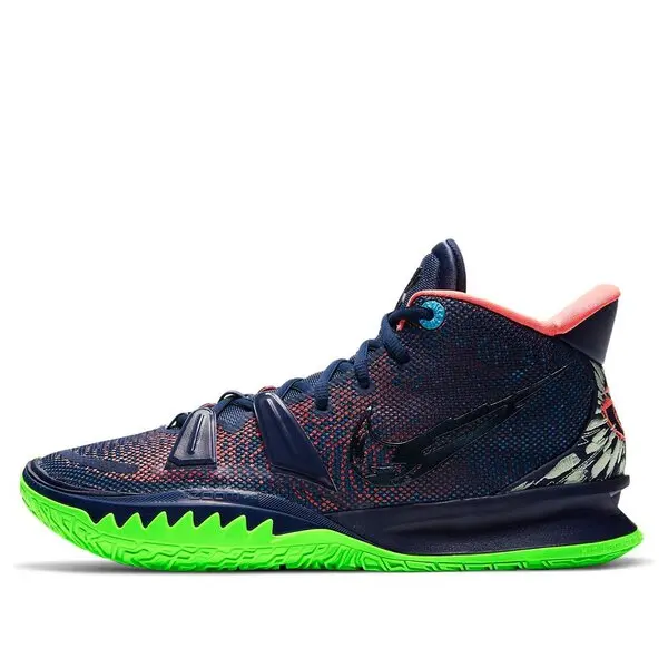 Nike Kyrie 7 High Top Sneakers - Blue/pink/green