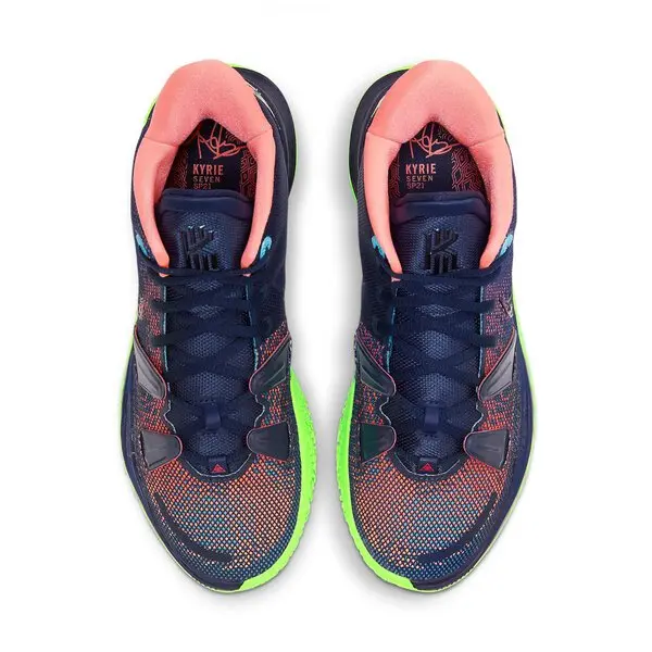 Nike Kyrie 7 High Top Sneakers - Blue/pink/green