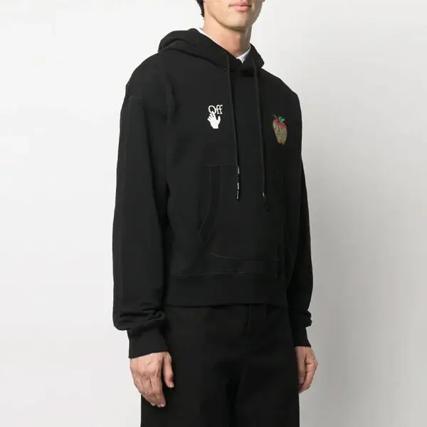 Off-White Ss21 Pattern Hooded Long Sleeves Loose Fit