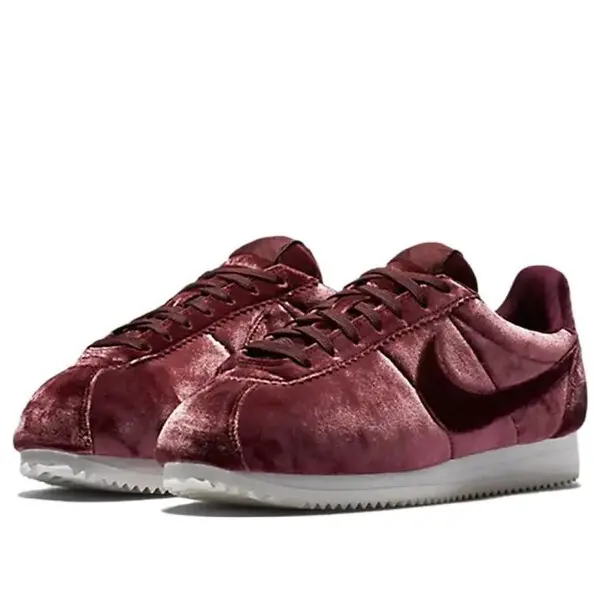Nike Classic Cortez Premium Sneakers - Burgundy