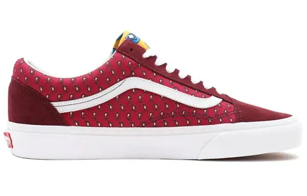VANS Old Skool "tie Print Mix" Low Top Sneakers - Red/blue