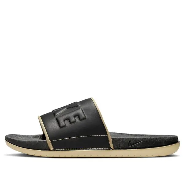 Nike Offcourt Slide 'black Wheat Grass - Black/brown