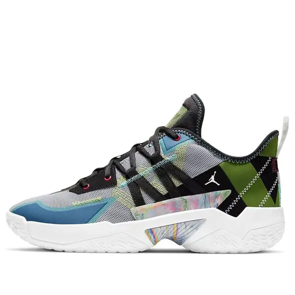 JORDAN Westbrook One Take 2 Low Top Sneakers - Black/green