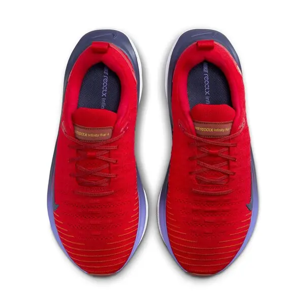 Nike Reactx Infinity Run 4 Extra Wide Athletic Sneakers - Red/blue/white
