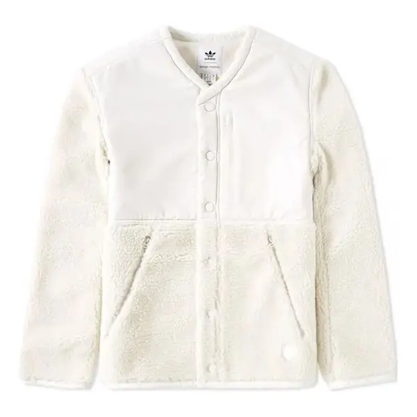 Adidas X Wiings Sherpa Jacket - White