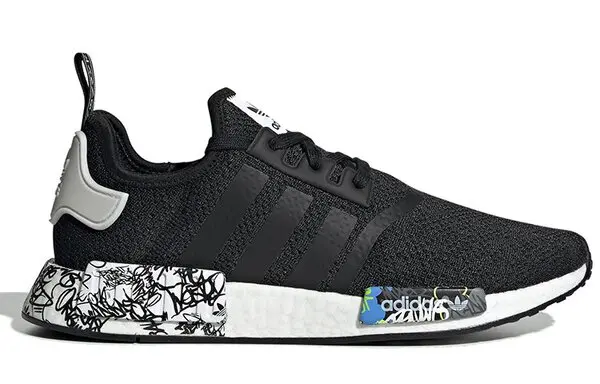 Adidas Nmd_r1 Graffiti' Sneakers - Black