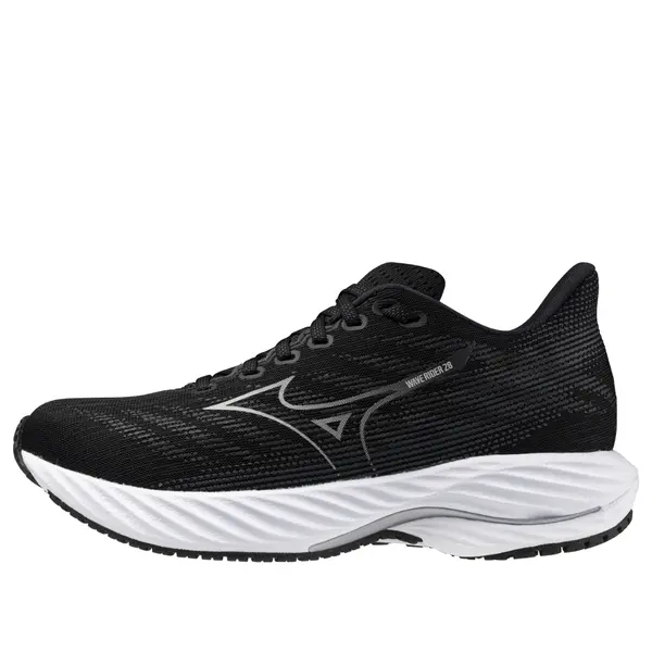 Mizuno Wave Rider 27 Running Sneakers - Black/grey/white