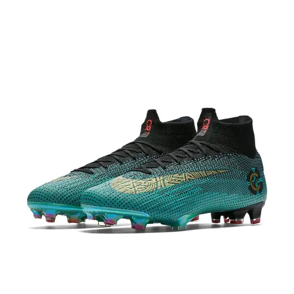 Nike Mercurial Superfly Elite Cr7 Fg Football Boots - Black/green