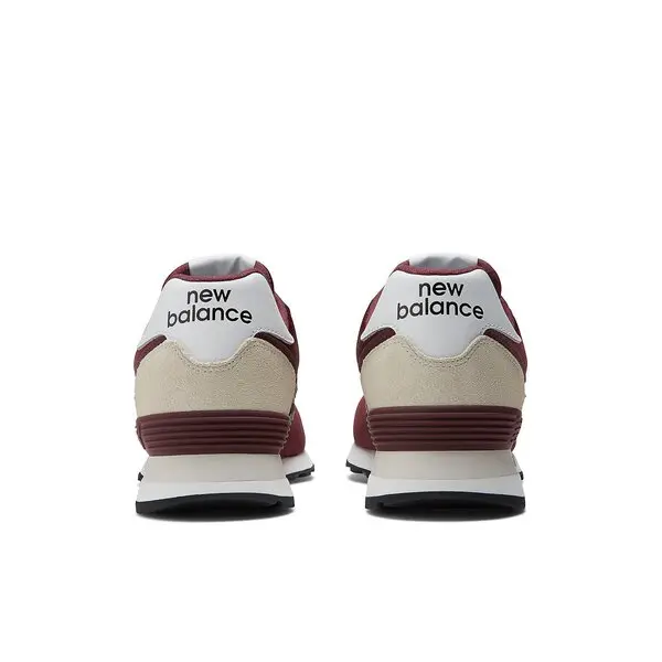 NEW BALANCE 574 Sneakers - Maroon/white