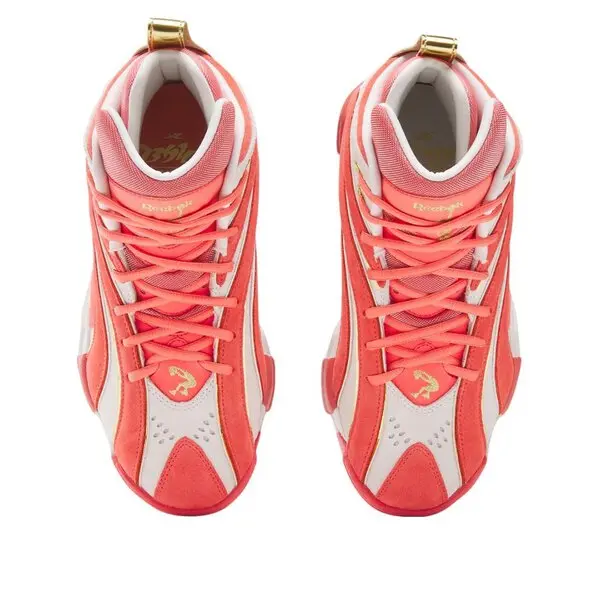 REEBOK X Angel Reese Shaqnosis Sneakers - Chalk/sunset Coral/chalk