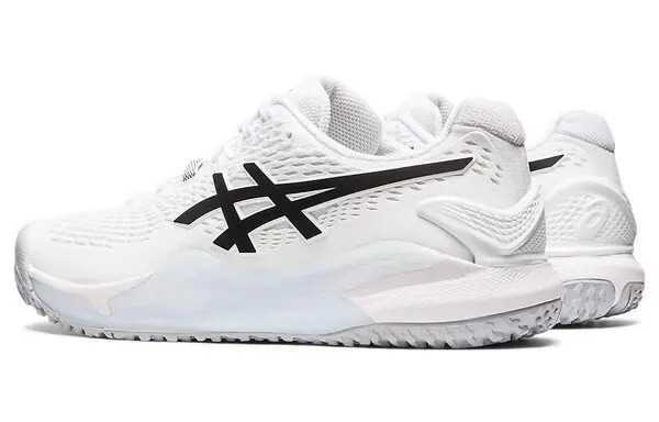 Asics Gel-resolution 9 Oc Tennis Sneakers - White/black