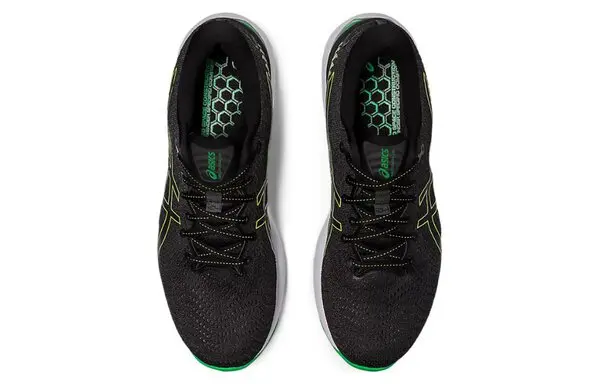 Asics Gel-cumulus 24 Athletic Sneakers - Black/lime Zest