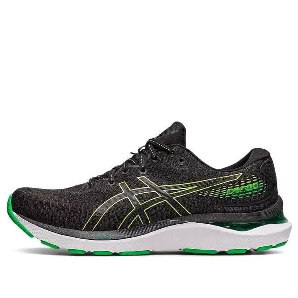Asics Gel-cumulus 24 Athletic Sneakers - Black/lime Zest