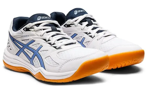 Asics Upcourt 4 Low Top Sneakers - White/blue
