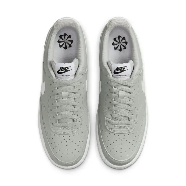 Nike Court Vision Low Next Nature Sneakers - Grey Fog/black/white