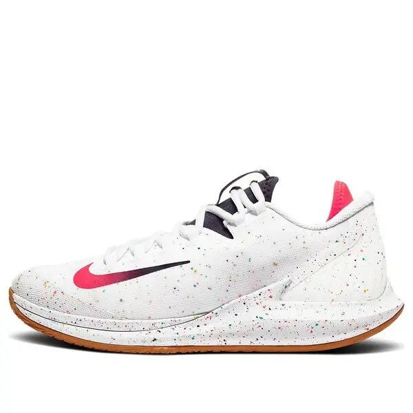 Nike Court Air Zoom Zero 'splatter Paint' Sneakers - White/red