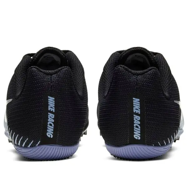 Nike Zoom Rival M 9 Spikes Athletic Shoes - Black/silver