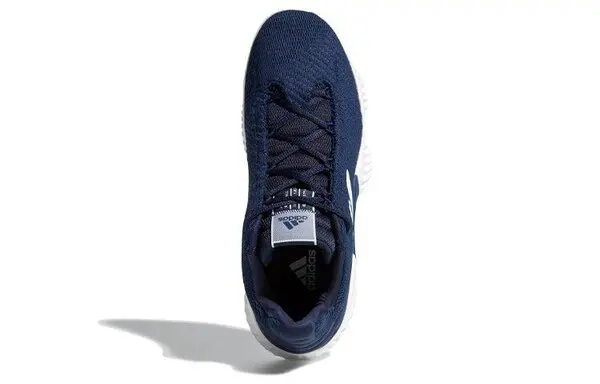 Adidas Pro Bounce 2018 Low Basketball Sneakers - Blue/white