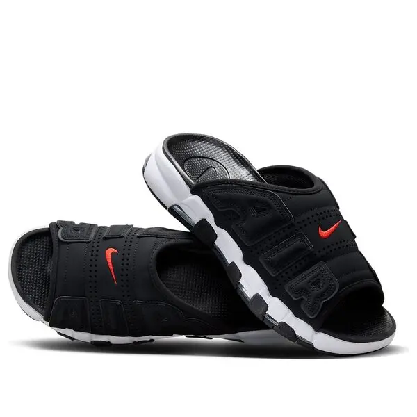 Nike More Uptempo Slide - Black/white