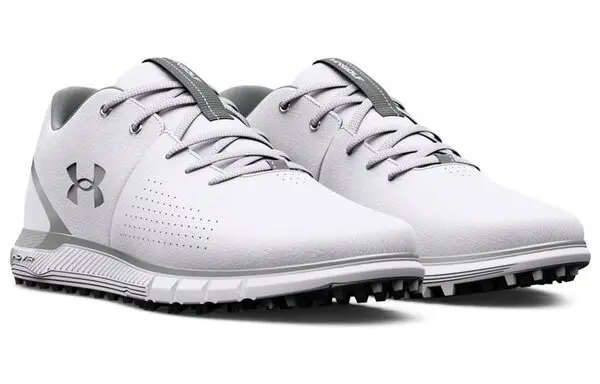 Under Armour Hovr Fade 2 Spikeless Golf Shoes - White/silver/grey