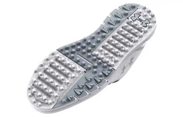 Under Armour Hovr Fade 2 Spikeless Golf Shoes - White/silver/grey