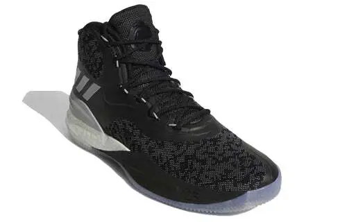 Adidas D Rose 8 High Top Sneakers - Black/white
