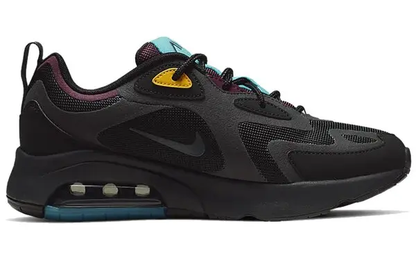 Nike Max 200 Athletic Sneakers - Black