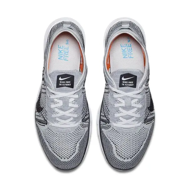 Nike Free Tr Trainer Flyknit Low-top Sneakers - Black/white/grey